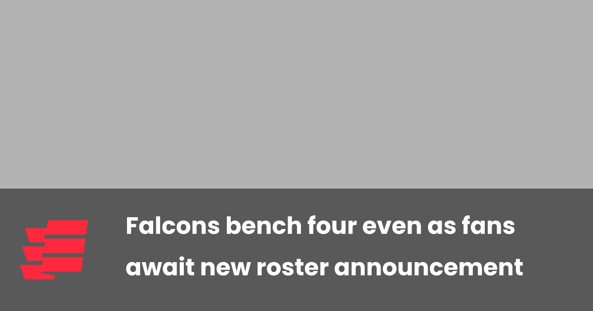 Falcons bench four even as fans await new roster announcement | esports.gg